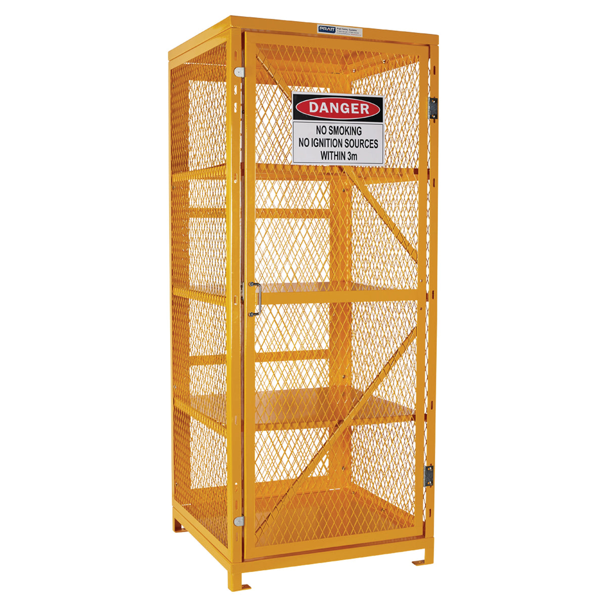 Aerosol Storage Cage. 4 Storage Levels Up To 400 Cans. (Comes Flat Pac ...