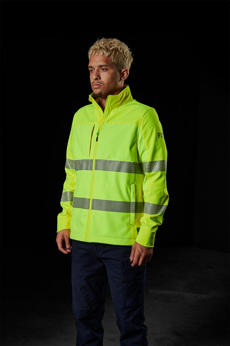 Hi-Vis Taped Soft Shell Work Jacket – The Workers Wardrobe